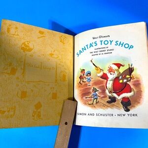 Disney | Holiday | Walt Disneys Vtg 95 Santas Toy Shop A Little Golden ...